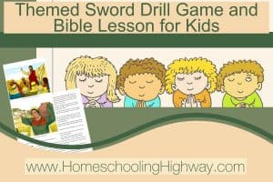 Themed Bible Sword Drill Game and Lesson: Number Three. Prayer ...