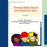 Themed Bible Sword Drill Game and Lesson for Kids - Homeschooling Highway