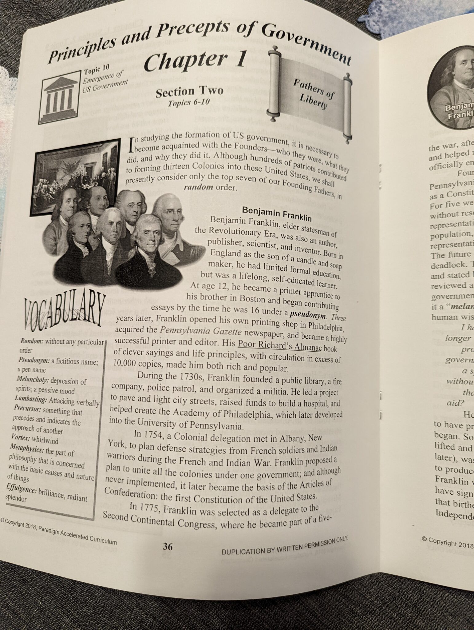 Principles and Precepts of Government: A High School Homeschool ...