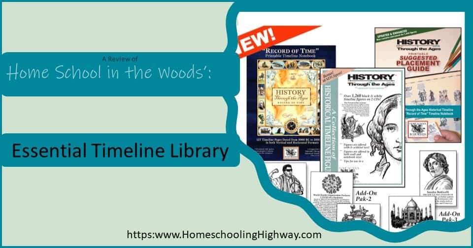 Printable Essential Timeline Library from Home School in the Woods. A ...